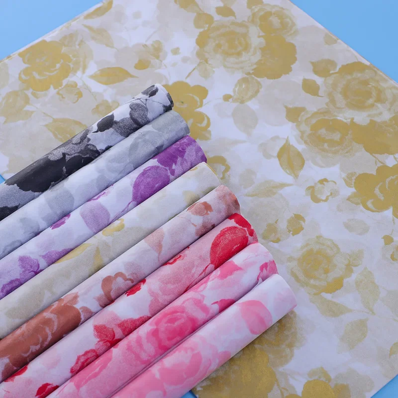 Rose-Pattern-Tissue-Paper-Perfect-for-Gift-Wrapping-Flower-Packing-DIY ...