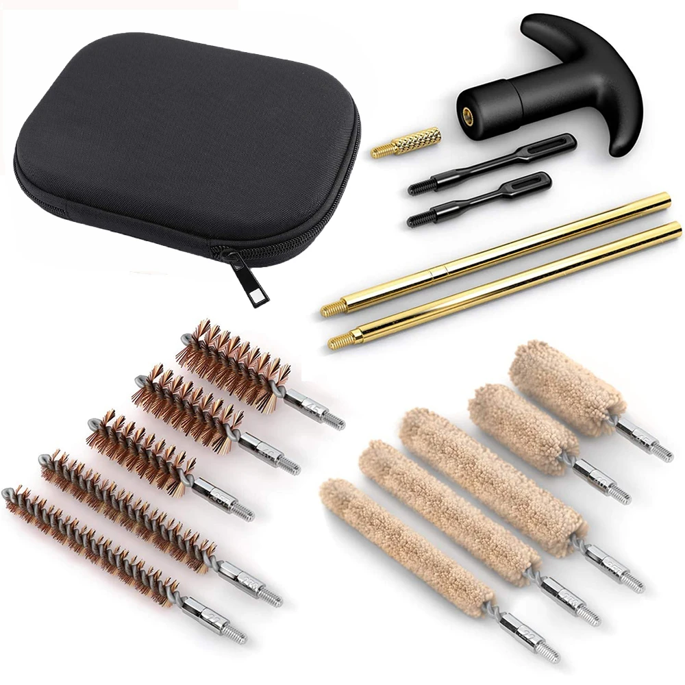Universal Gun Cleaning Kit | Brass Rifle Cleaning Rod | 22lr Rifle ...