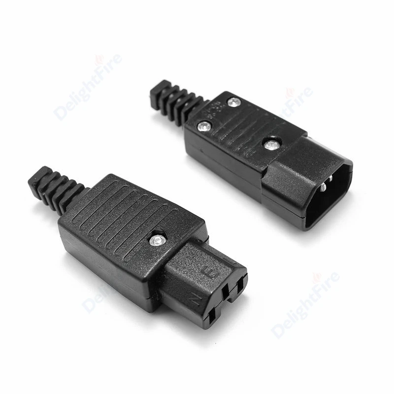 Iec 320 C14 Male C13 Female 10a Power Adapter | Ac 250v Socket Female C13 Iec320 - Connectors ...
