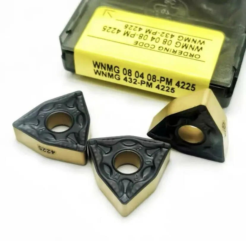 10pcs/pack Wnmg080408-pm 4225 4225 Wnmg 080408 -pm Wnmg 432 -pm Carbide Tool High Quality ...