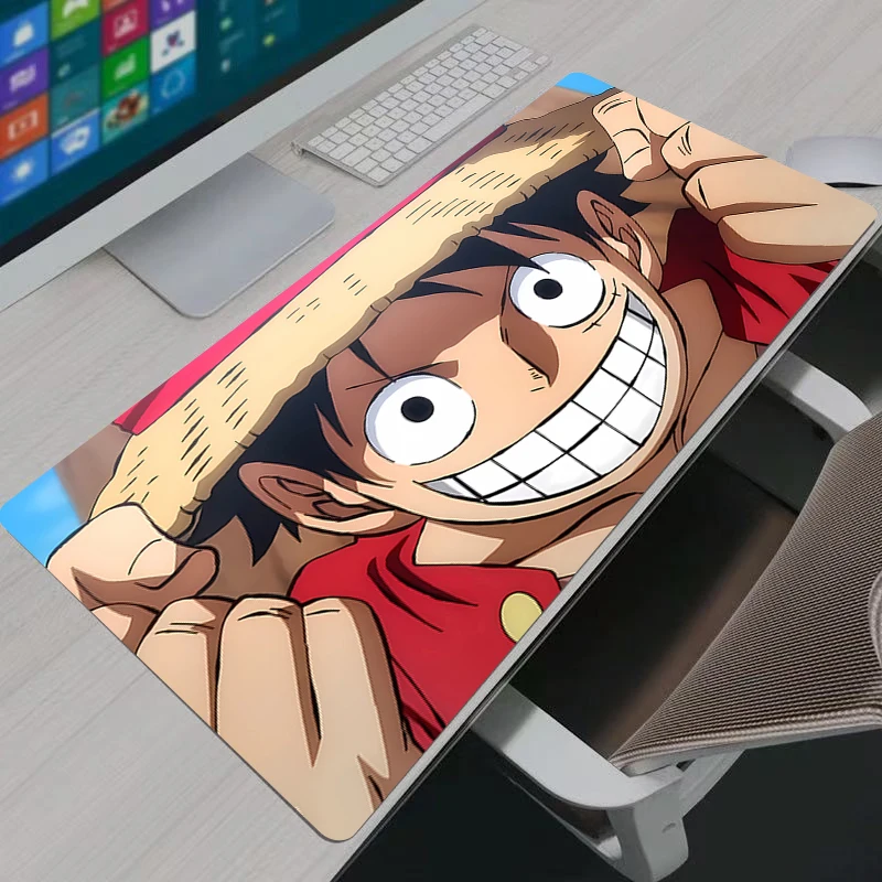 Mouse Pad Notbook One Piece Luffy Gaming Large Keyboard NonSlip Rubber ...
