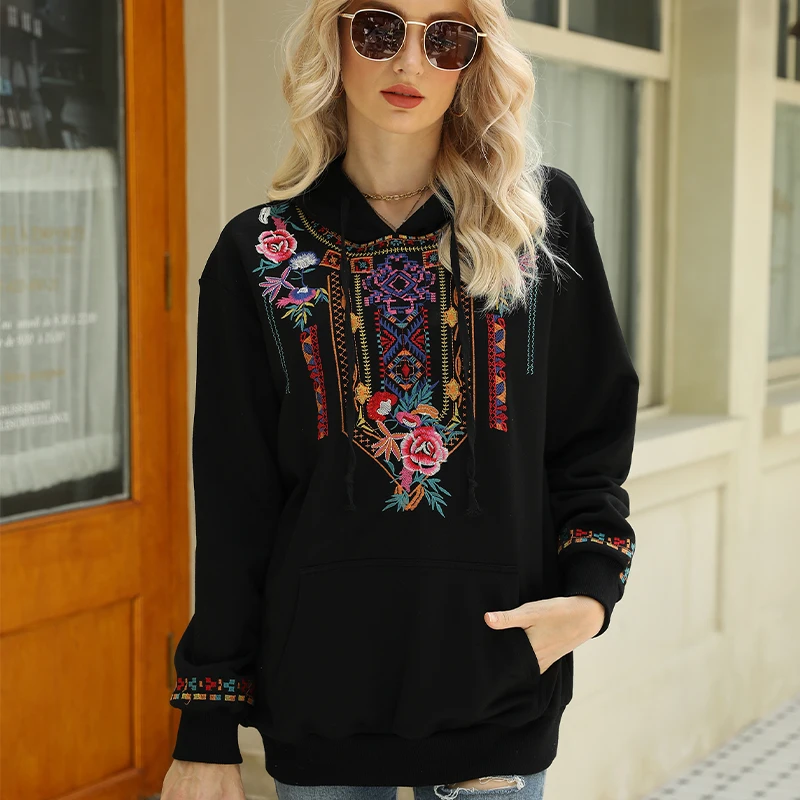 Eaeovni-Women-s-Casual-Hoodies-Boho-Mexican-Embroidered-Sweatshirts ...