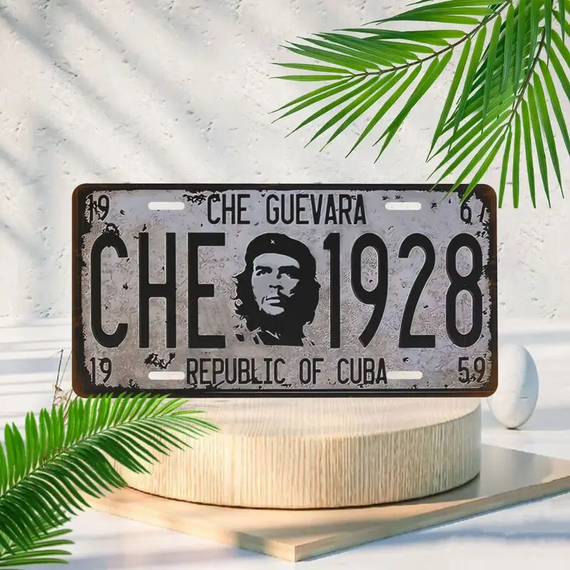 Retro printed Che Guevara image and related text decoration license ...
