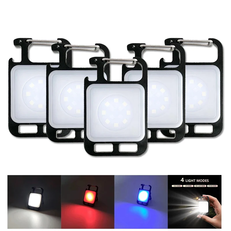 Mini-Portable-Multifunction-Keychain-Flashlight-4-Light-Modes-Built-In ...