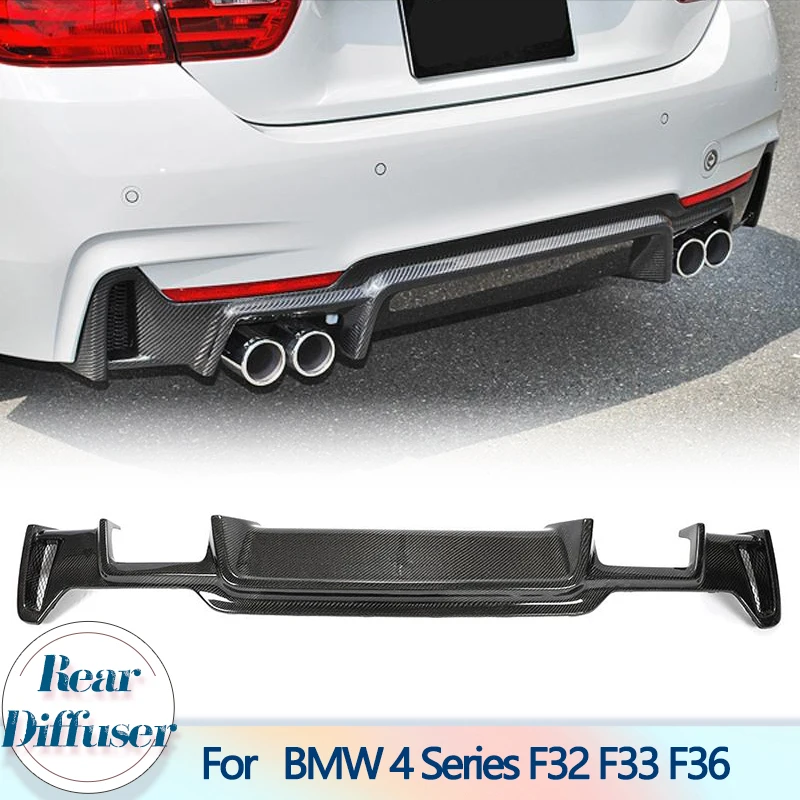Car-Rear-Bumper-Diffuser-Lip-For-BMW-4-Series-F32-F33-F36-M-Tech-2014 ...