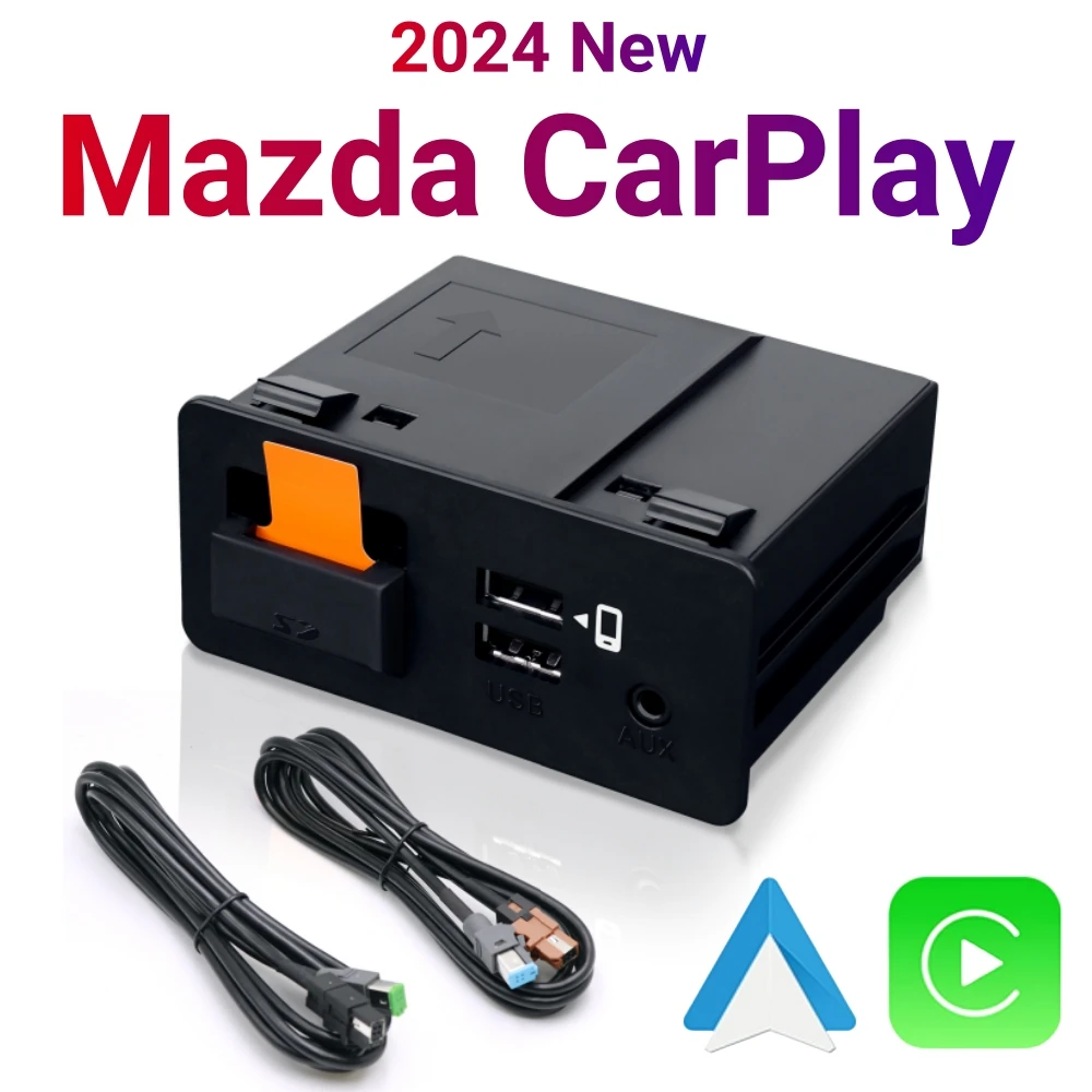New Upgrade Apple CarPlay Android Auto USB Hub Adapter for Mazda 2 3 6 ...