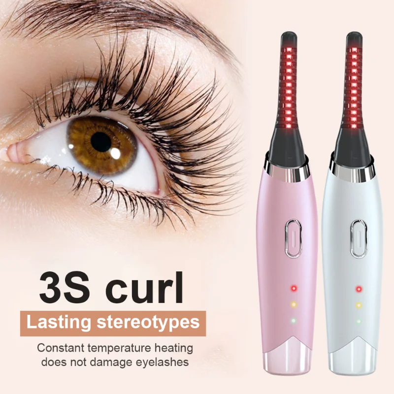 Electronic Eyelash Curling Makeup Tool Fast Heating Adjustable Natural ...