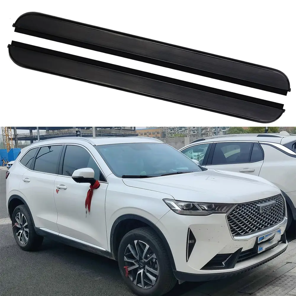 Aluminium-Alloy-2PCS-Side-Steps-Running-Boards-Nerf-Bars-Side-Pedal ...