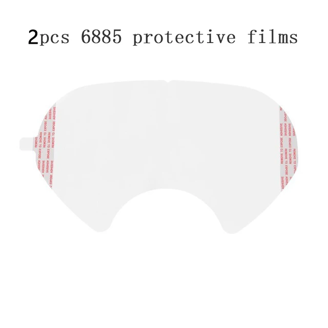 3M 6885 Lens Cover Faceshield Face Shield Cover for 6800 Full Face Gas ...