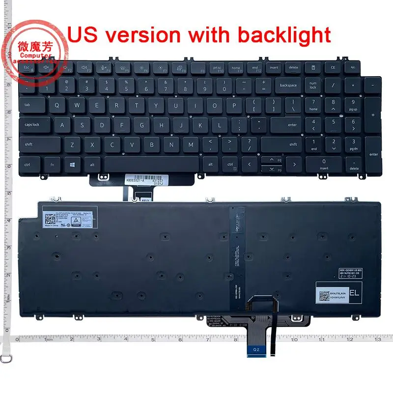 Clavier-am-ricain-pour-ordinateur-portable-DELL-Latitude-5520-5521-5530 ...