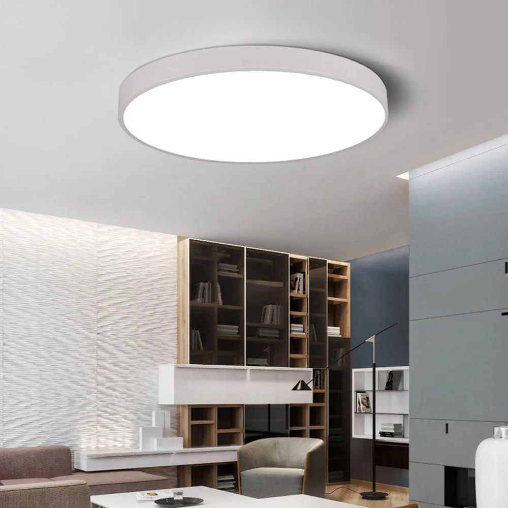 Modernas luzes de teto LED, Superfície Mount, Dimmable Decoração ...