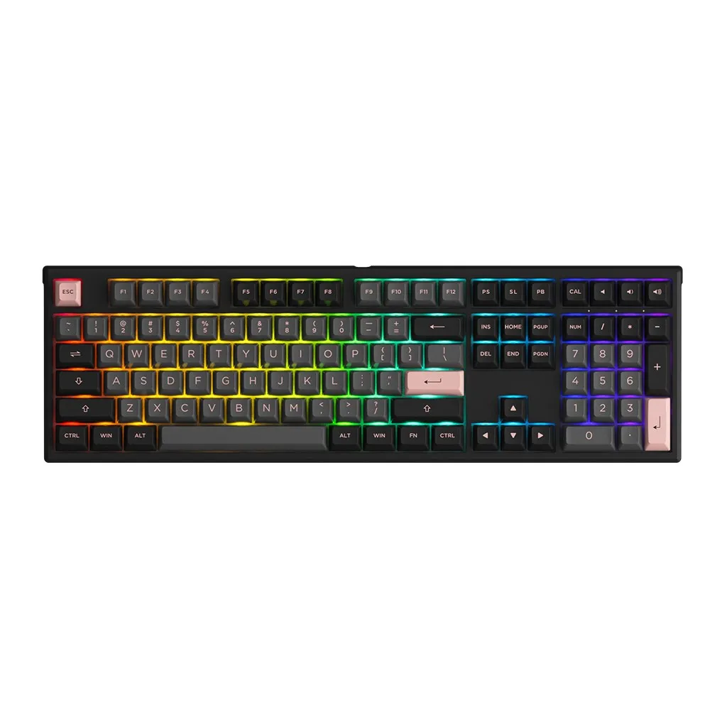 Akko-MONSGEEK-Black-Pink-MG108-Full-Size-Mechanical-Gaming-Keyboard ...