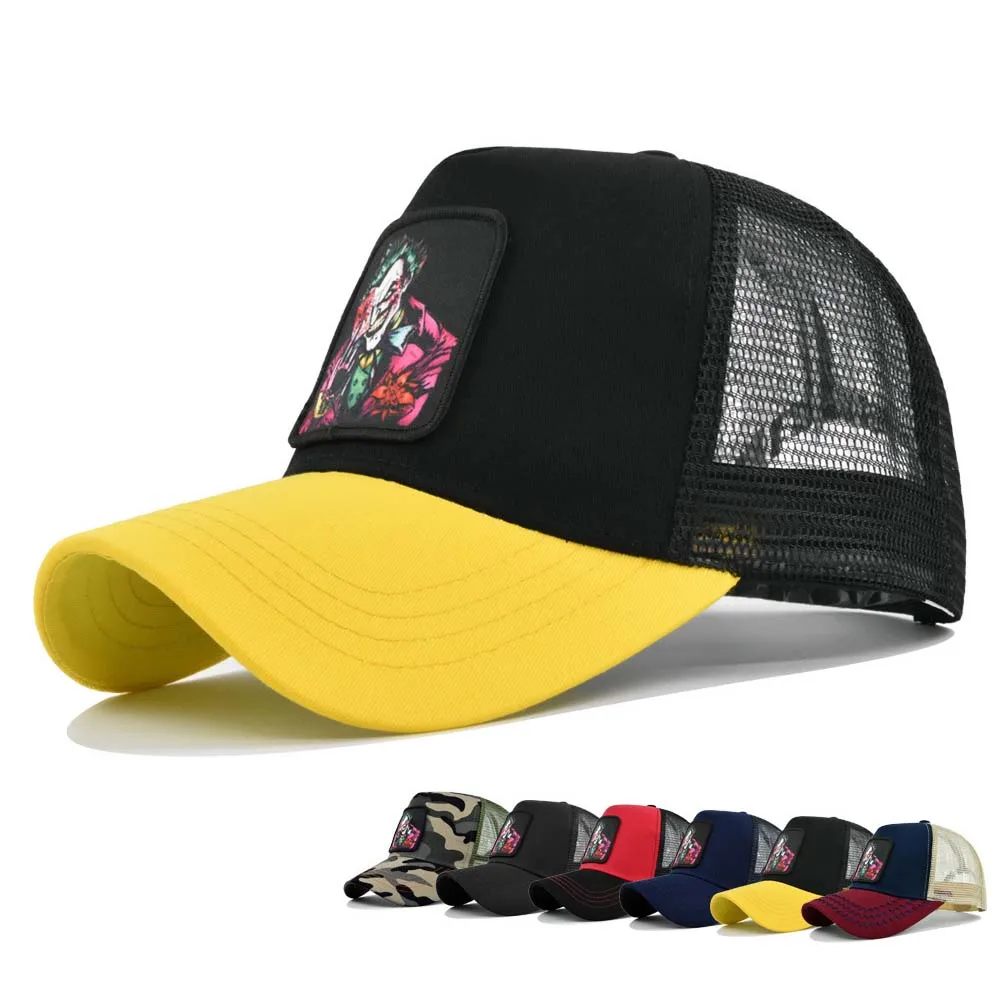 Gorras de béisbol con bordado de dibujos animados para hombre y mujer, gorras de béisbol Unisex ...