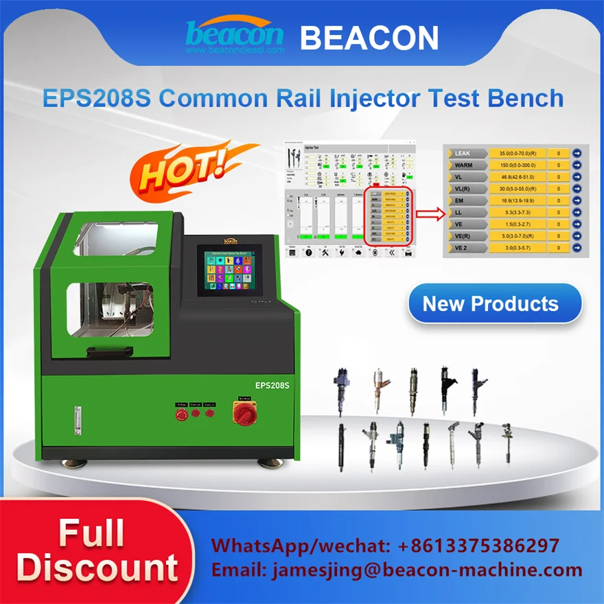 Beacon-Machine-Eps208s-Dts208-Common-Rail-Diesel-Injector-Tester-Eps205 ...