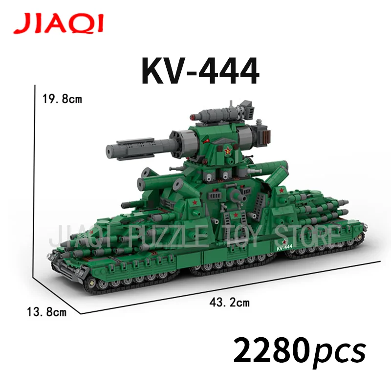Bloques de construcción MOC y Lego compatibles con el modelo de tanque pesado militar KV44 ...