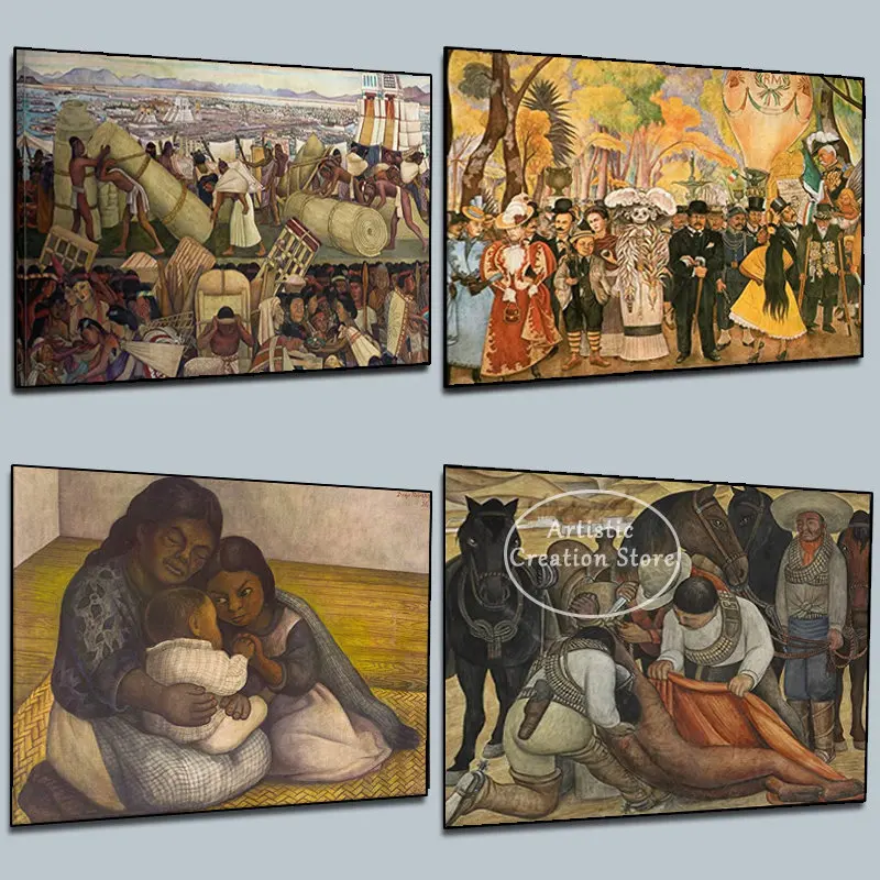 Dipinti E Murali Famosi Di Diego Rivera