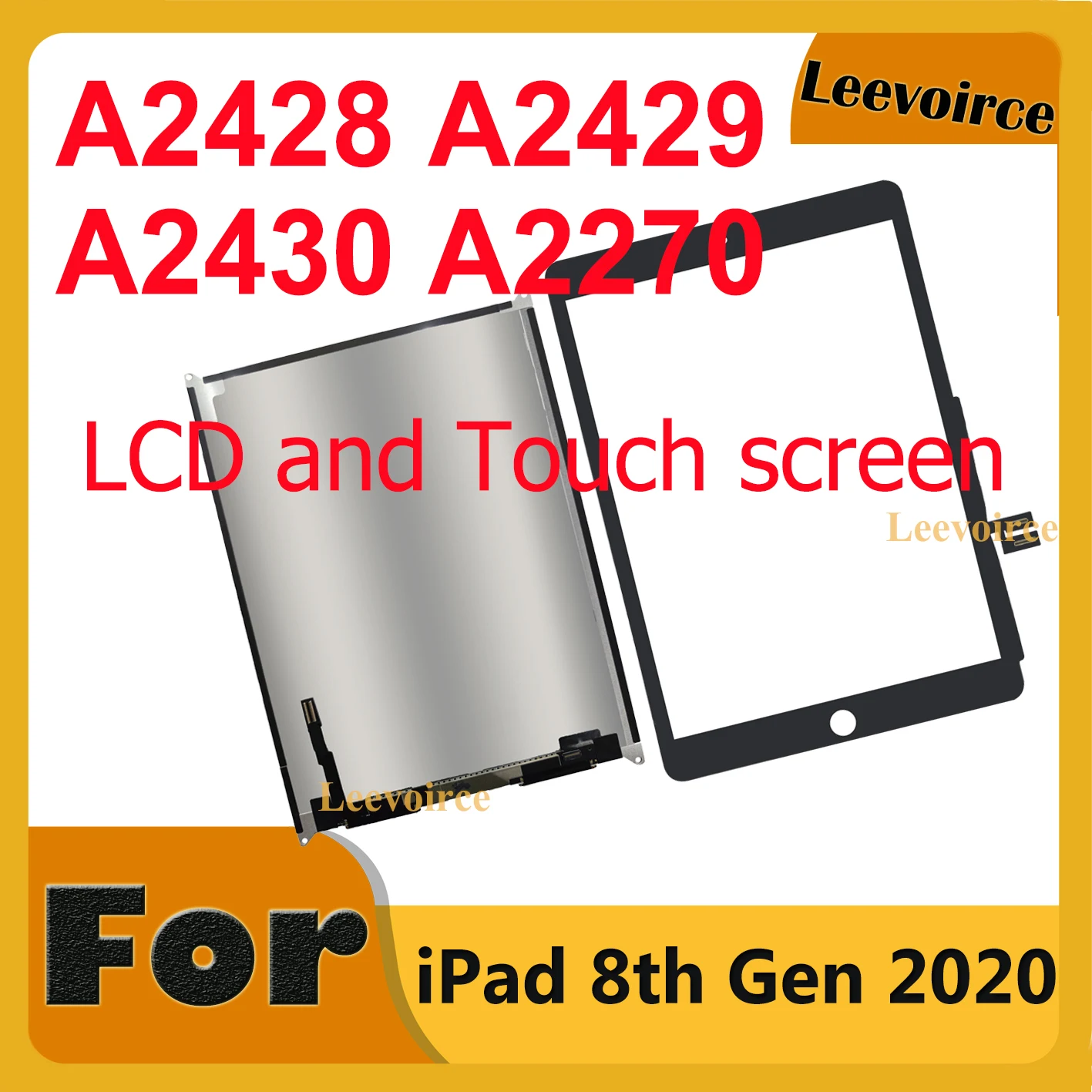 LCD-For-iPad-8-10-2-2020-8th-Gen-A2270-A2430-A2428-A2429-LCD-Touch ...