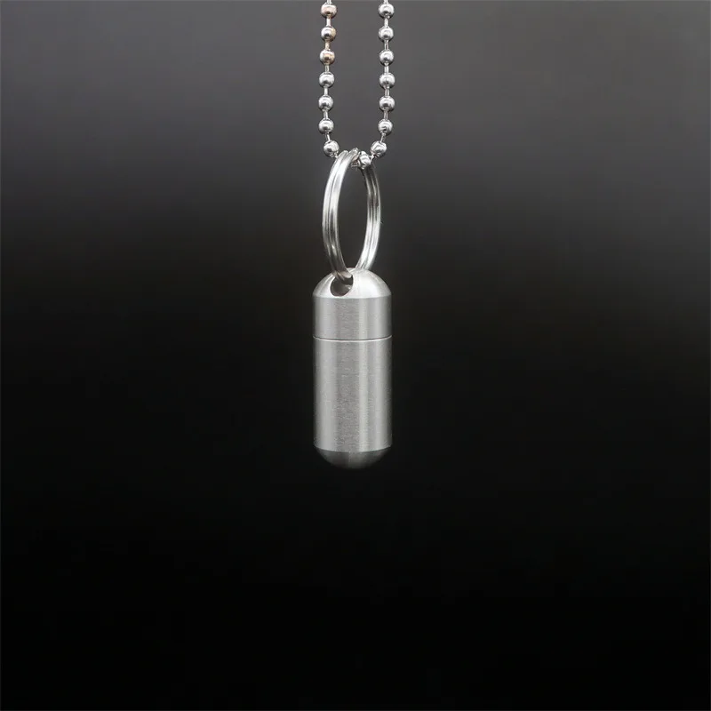 Pill-Holder-Portable-Waterproof-Metal-Capsule-Box-Keychain-Mini ...