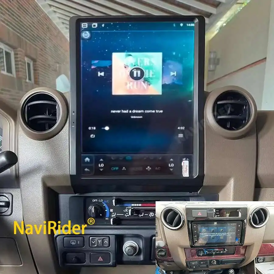 For Toyota Land Cruiser LC70/LC75/76 128G Android 13 12.1Inch Stereo ...