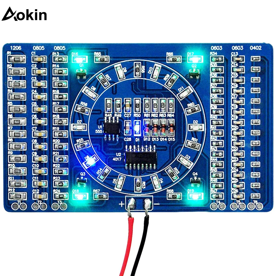 DIY Kit Learning Training Suite SMD LED Practice Kit Skill Training ...
