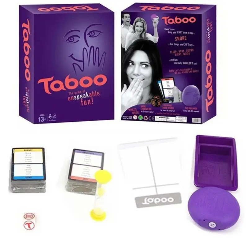 Classic-Taboo-Card-Game-Board-Game-Fun-Finding-Words-Board-Game-Party ...