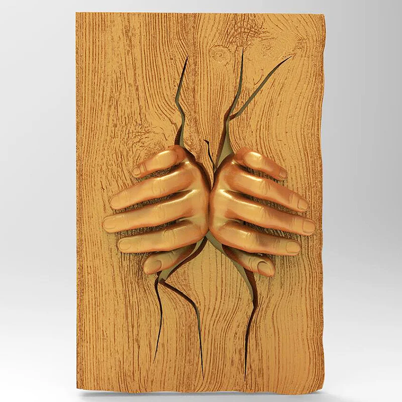 New Both Hands 3D Model Reilef STL Model for CNC Router 3D Printer ...