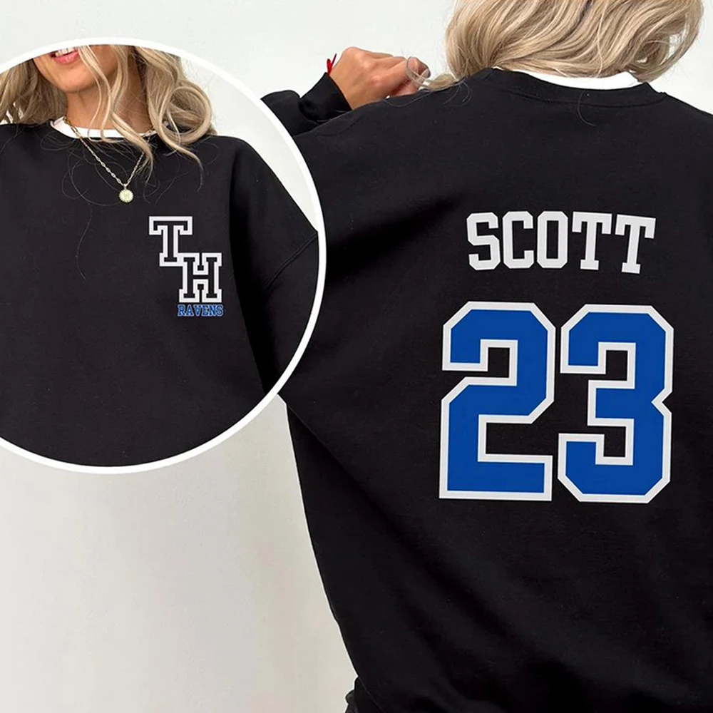 TREE-HILL-RAVENS-Scott-23-Sudadera-unisex-One-Tree-Hill-Camisa-Nathan ...