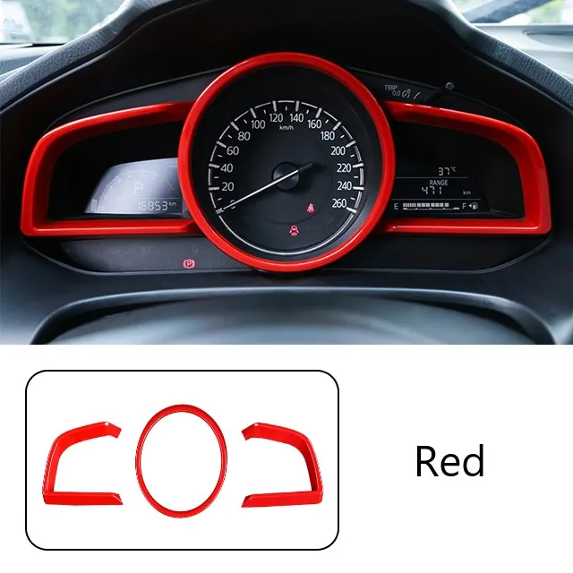 For Mazda 3 Axela 2014-2018 Dashboard Interior Instrument Frame Fuel ...