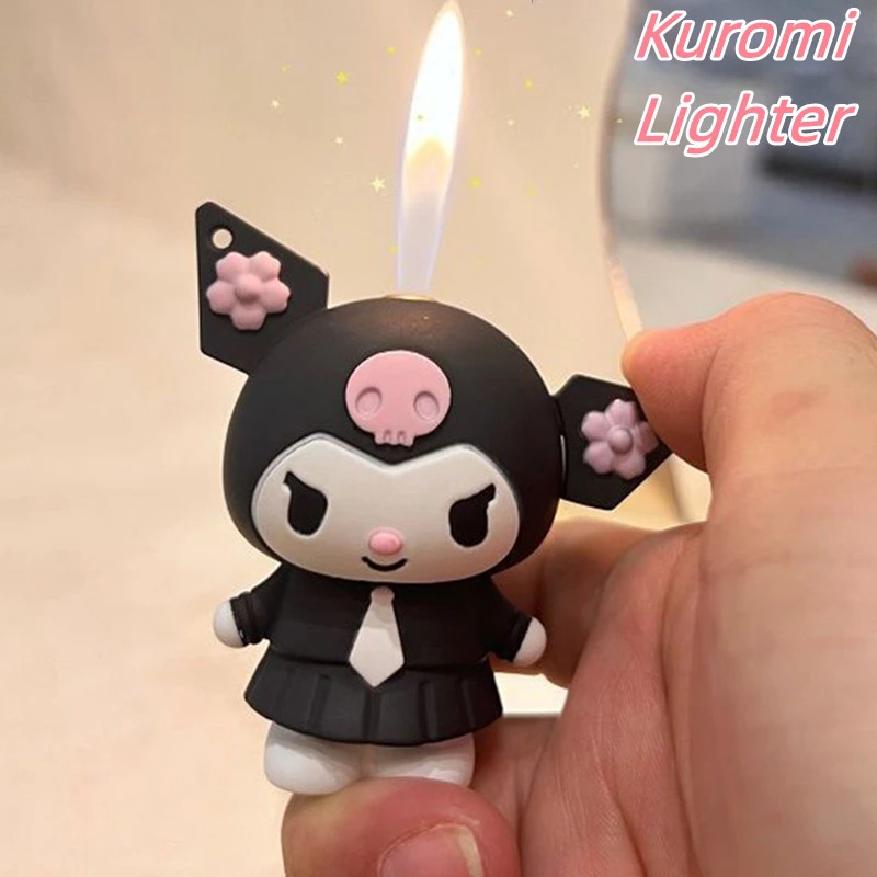Sanrio Kuromi Figure Model Doll Lighter Cartoon My Melody Anime Igniter ...
