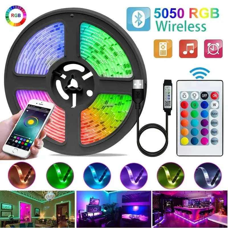 Led-Light-Strip-RGB-5050-Led-Strip-Light-Flexible-Ribbon-Lighting ...