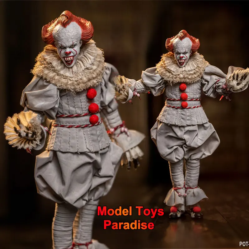 POT-0005-1-12-hombres-soldado-de-pelo-rojo-payaso-de-Terror-divertido ...
