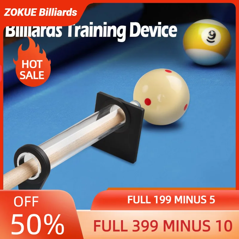 Billiard-Stroke-Trainer-Acrylic-Snooker-Practice-Tool-Rod-Exerciser ...