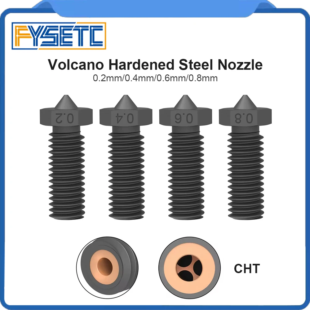 FYSETC-CHT-Volcano-Hardened-Steel-Nozzle-0-2mm-0-4mm-0-6mm-0-8mm-High ...