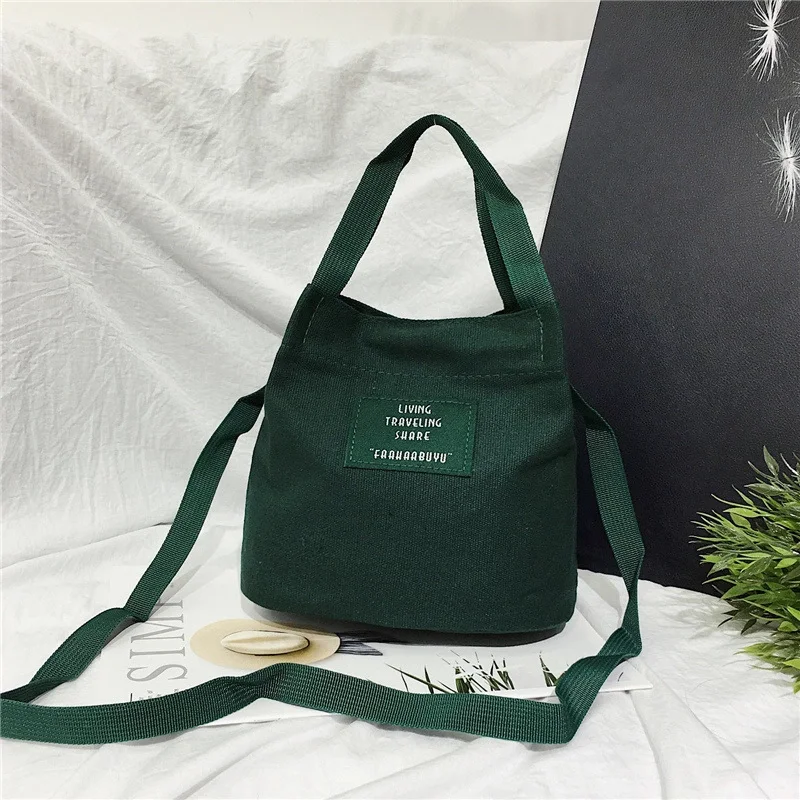 New-Sweet-Canvas-Solid-Color-Women-s-One-Shoulder-Oblique-Straddle ...