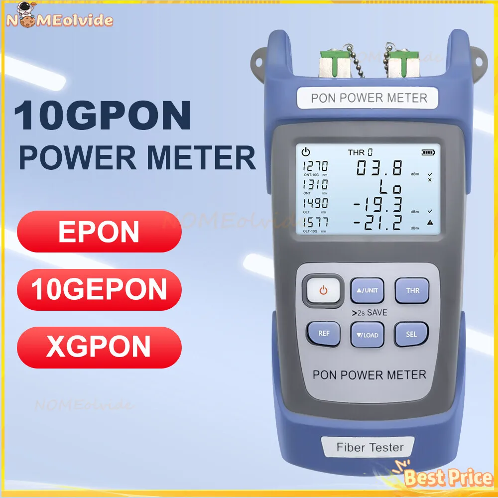 TM582 10G PON Power Meter XGS Optical Tester EPON GPON 10GEPON XGPON ...