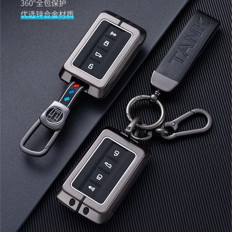 Zinc-Alloy-Car-Remote-Key-Fob-Case-Cover-Protect-Shell-For-Great-Wall ...