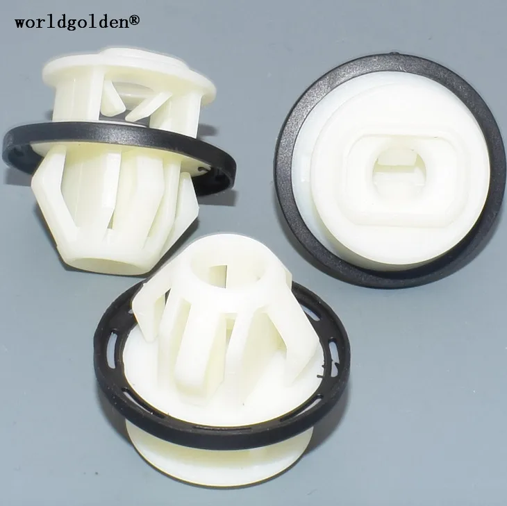 worldgolden-100pcs-plastic-clip-Body-Side-Lower-Guard-Panel-Retaining ...