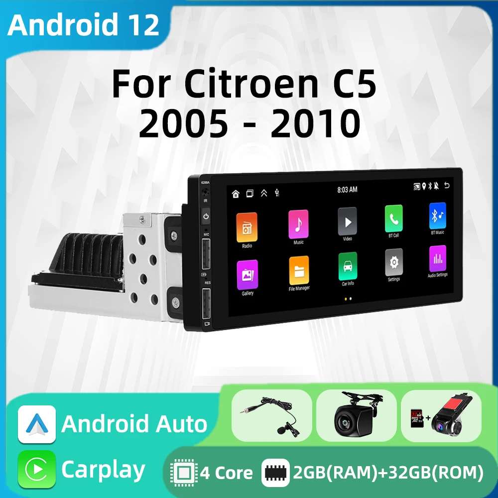 1din-Android-Car-Multimedia-for-Citroen-C5-2005-2010-1-Din-Radio-Stereo ...