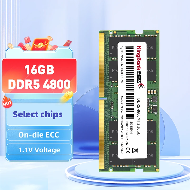 KingBank-Laptop-Memory-DDR5-16GB-4800Mhz-Laptop-RAM-260pin-SO-DIMM ...