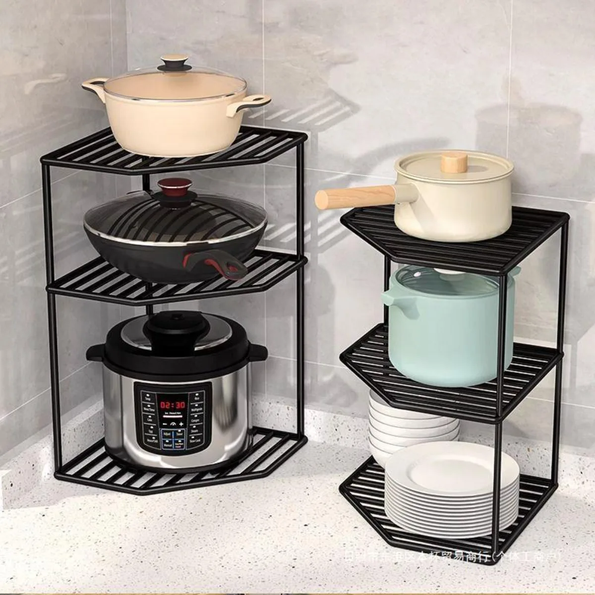 Kitchen-Pot-Storage-Rack-Multi-layer-Household-Countertop-Multi-layer ...
