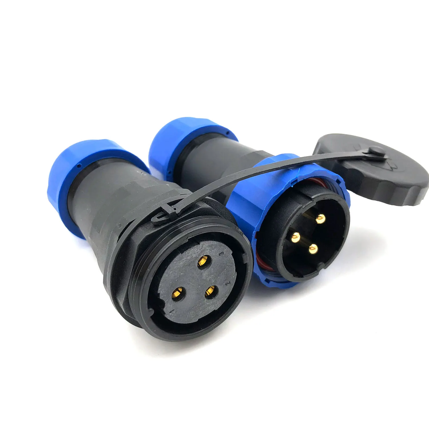 SD28TP ZM, 3 Pin LED Connector, Industrial Power Cable Connector ...