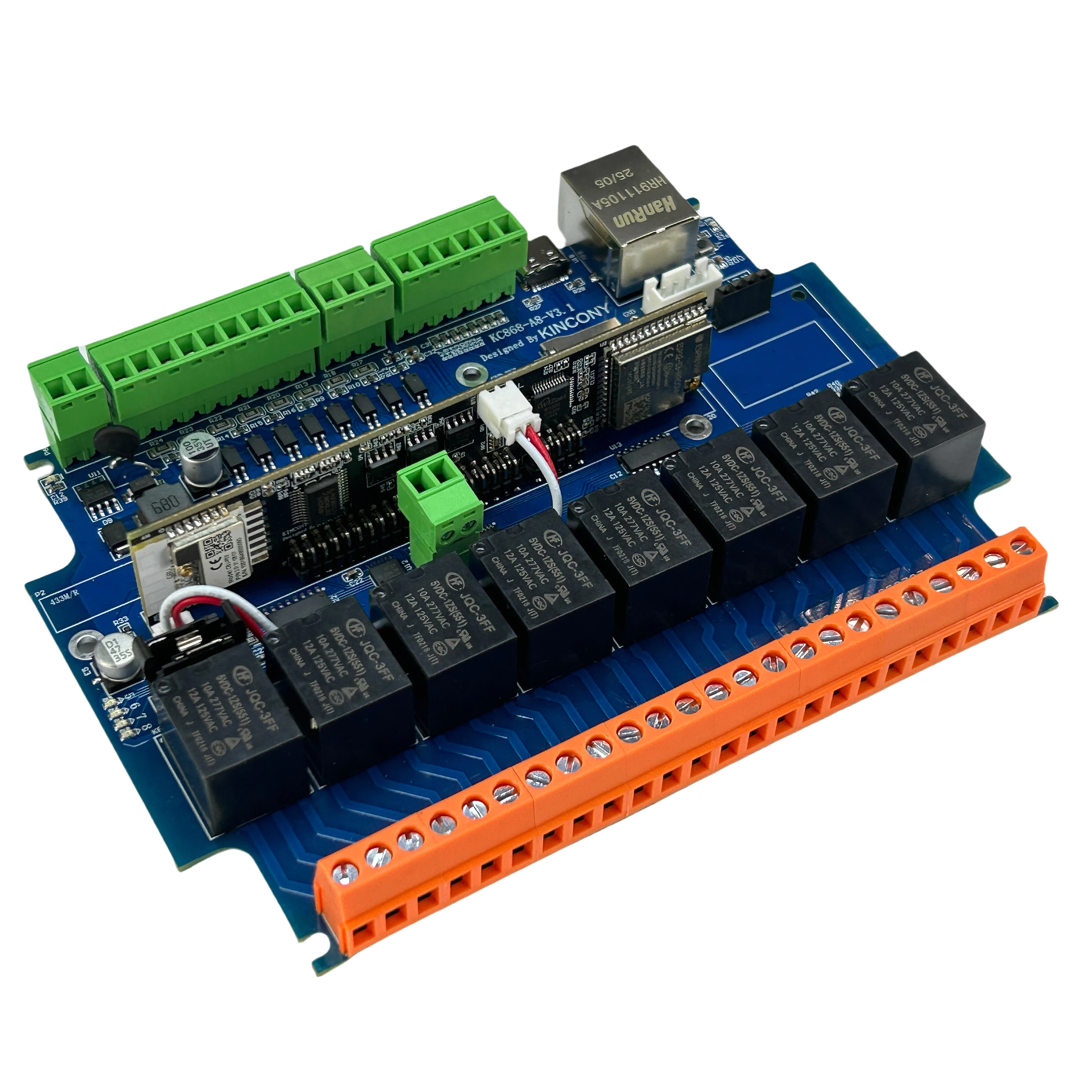 KC868-A8v3 ESP32-S3 8 Channel Relay Module ESPHome Home Assistant KCS ...