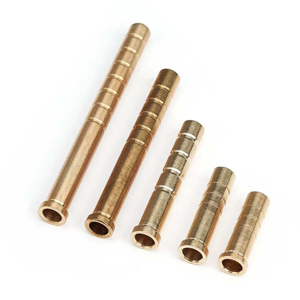 12pcs/lot 50-300 Grain Arrow Inserts Heavy Weight Base Copper Arrowhead ...