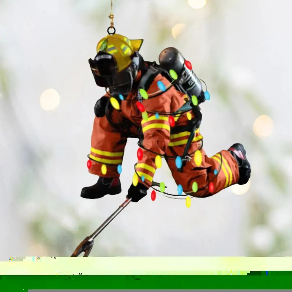 2D-Personalized-Christmas-Firefighter-Pendant-Christmas-Peripheral ...