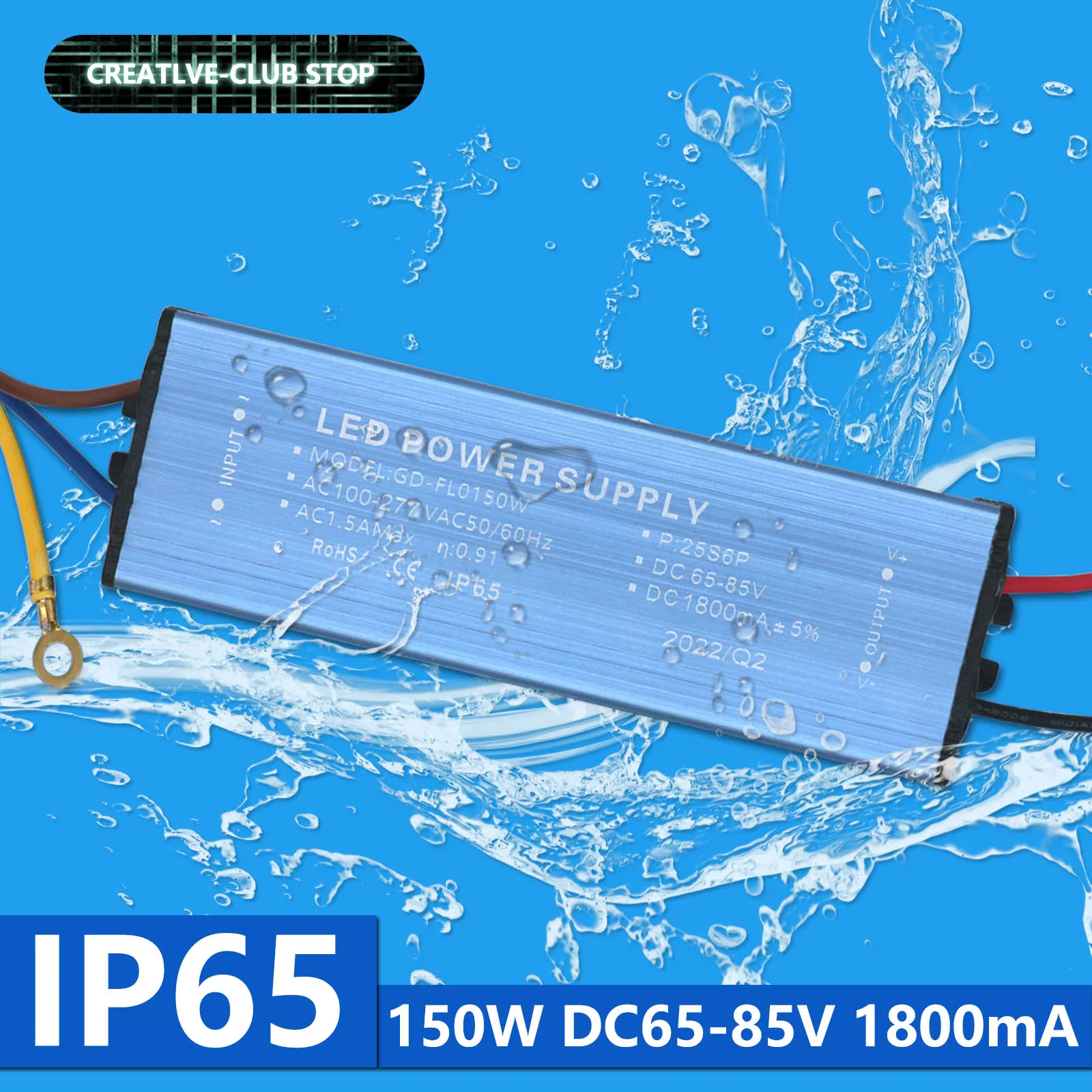 High Quality 150W 1800mA LED Lamp Driver AC100 265V Lighting ...