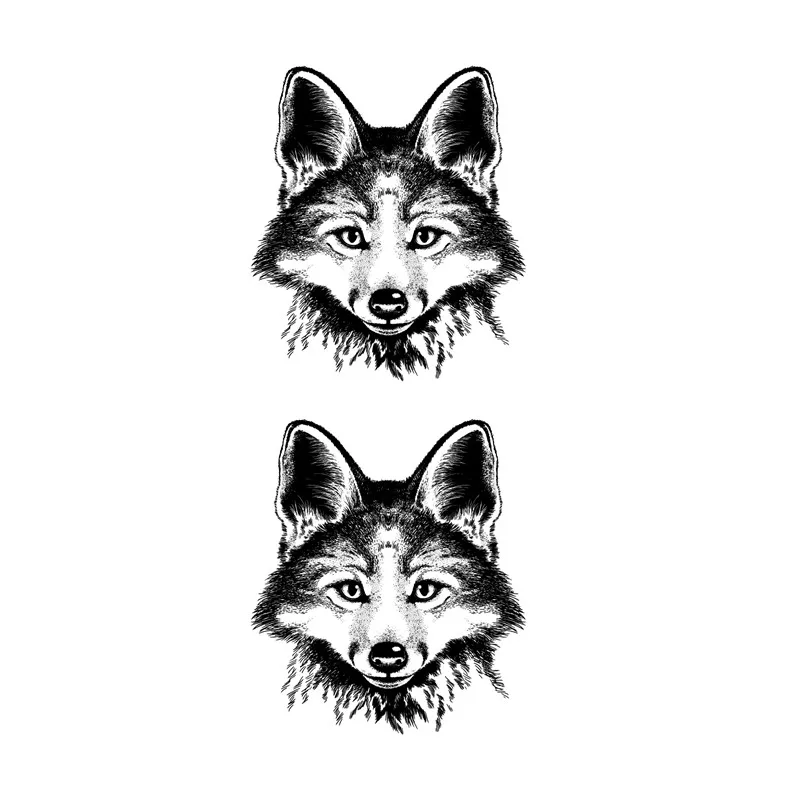 Wolf Temporary Tattoo Sticker Waterproof Adult Men Women Body Art Hand ...