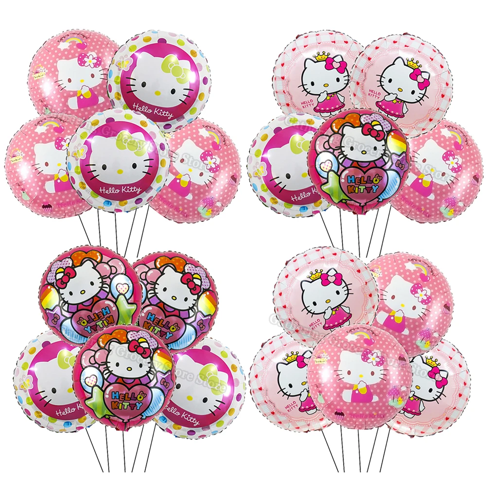 5Pcs-Hello-Kittyed-Inflate-Helium-Globos-Girl-Birthday-Party-Supplies ...