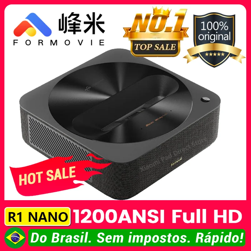 Original Fengmi R1 Nano Ultra Short Throw ALPD Laser Projector 1200ANSI ...