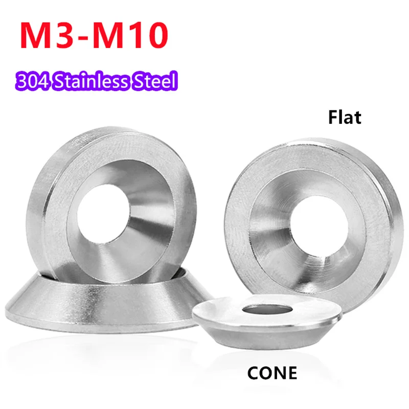 M3-M4-M5-M6-M8-M10-304-Stainless-Steel-Conical-Washers-Solid ...