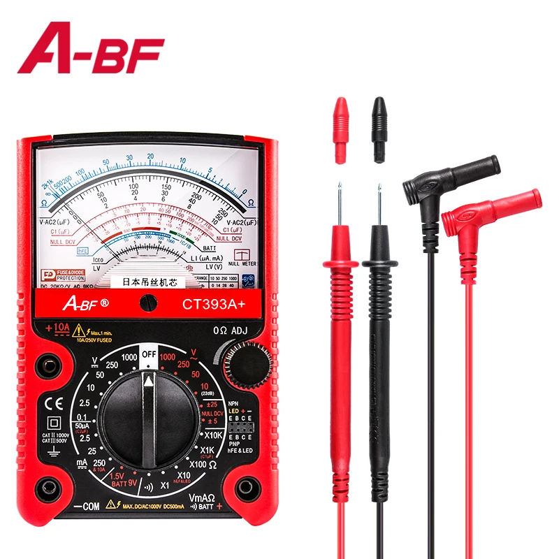 A-bf Pointer Type Multimeter Protective Function Analog Multimetro ...